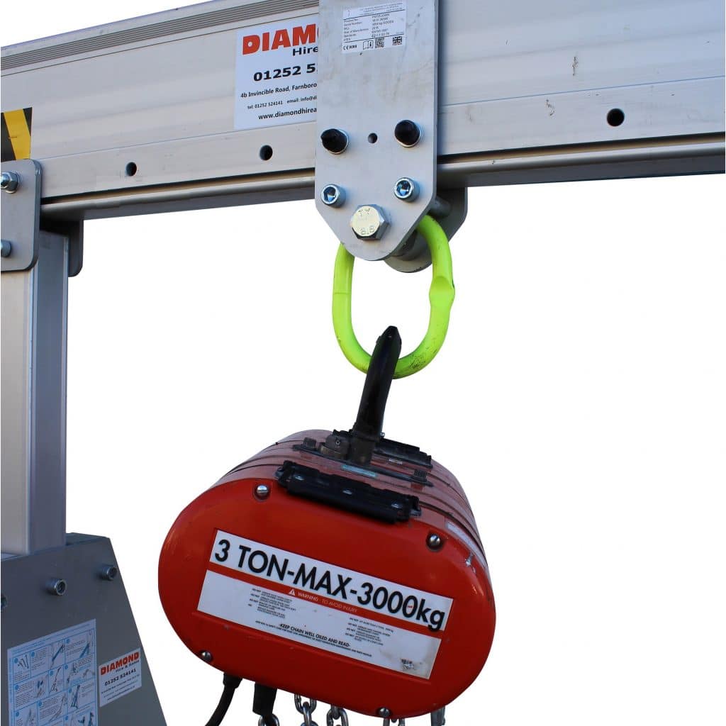 3000kg Portable Gantry 8m Beam Electric Winch | Buy or Hire - DHS