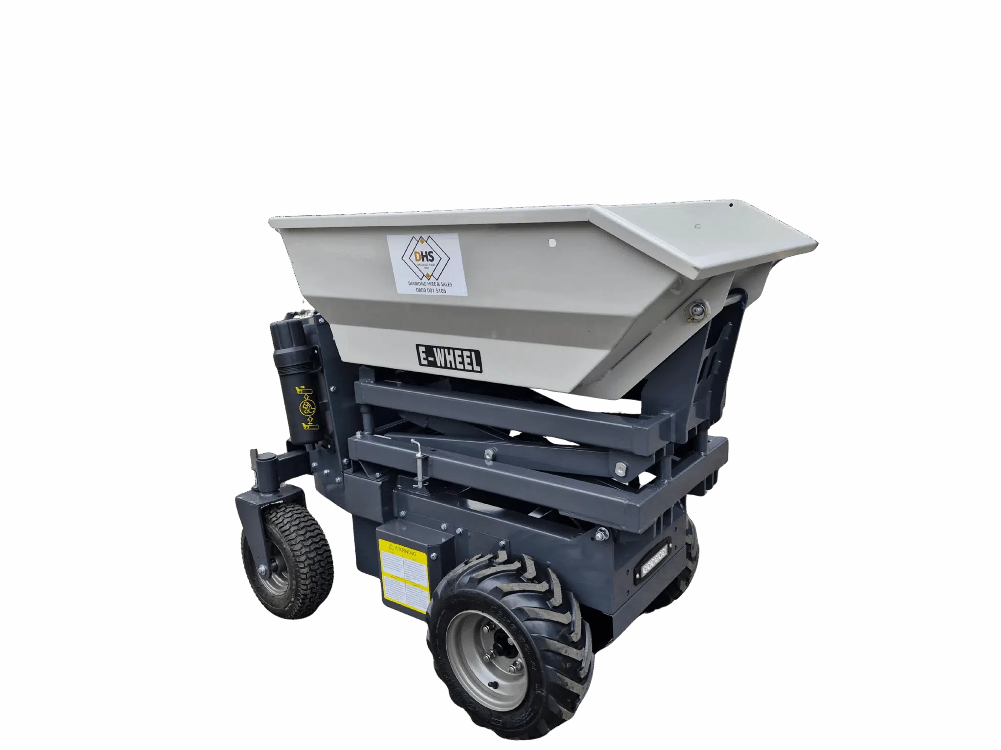 Electric Narrow Mini Dumper 500Kg High Tip - DHS